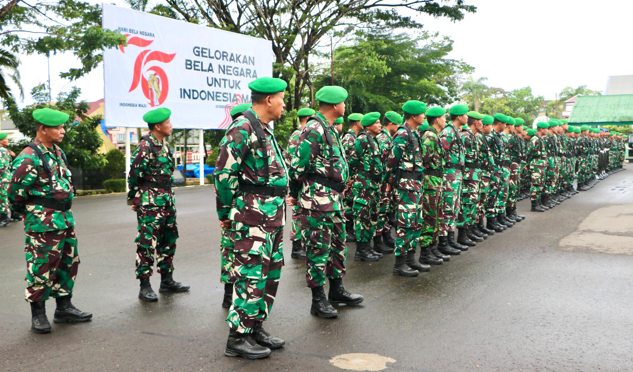 Korem 041/Gamas Gelar Apel Siaga Pengamanan Natal 2024 Dan Tahun Baru 2025 | Klikwarta.com