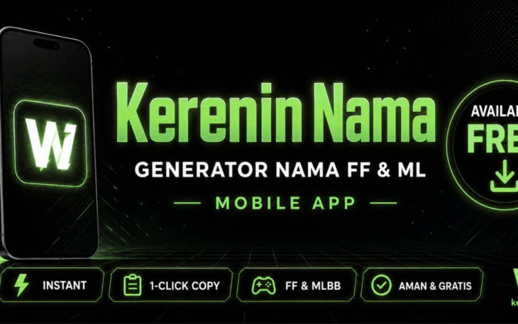 Aplikasi "Nama Keren FF & ML" Dibahas oleh 5 Content Creator Gaming ...